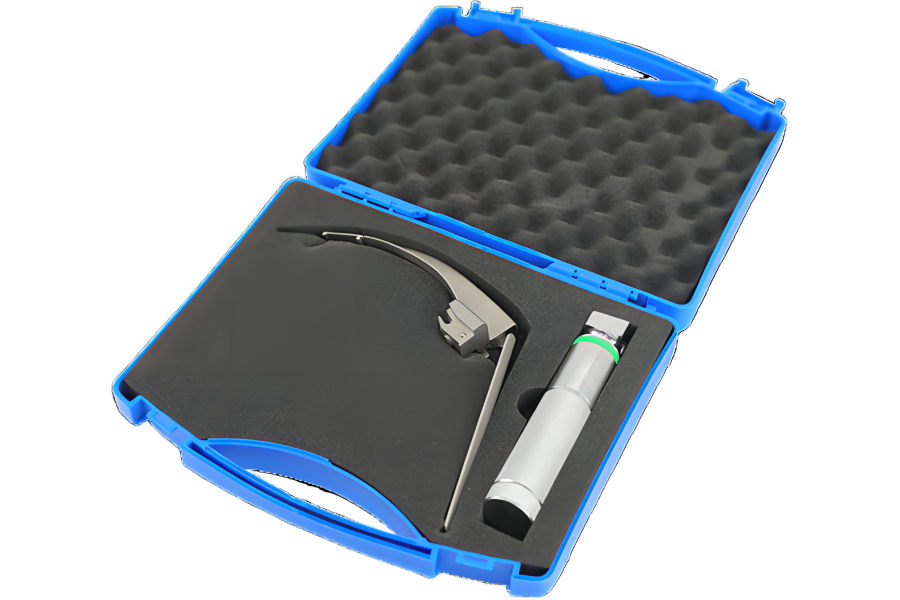 Fiber Optic Laryngoscope With Miller Macintosh Mccoy Blade ...
