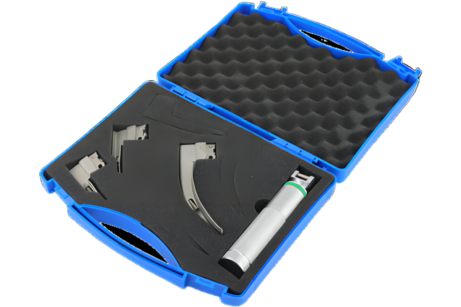 Fiber Optic Laryngoscope With Miller Macintosh Mccoy Blade ...