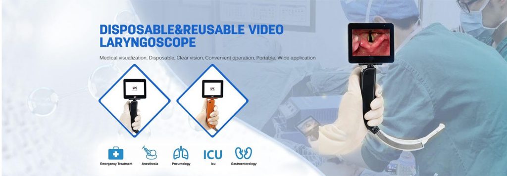 Video Intubation Laryngoscope (4 reusable blades included ...