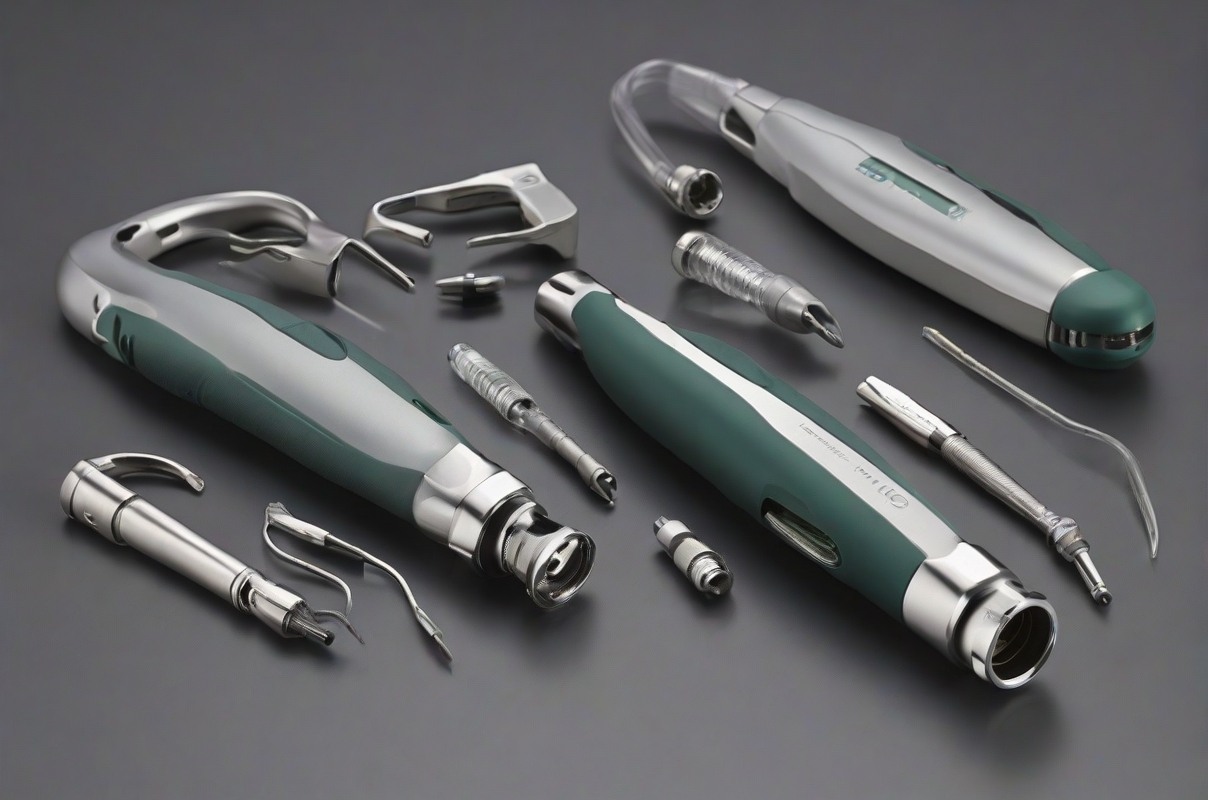 Premium Fiber Optic Laryngoscope Set | Medical Tools